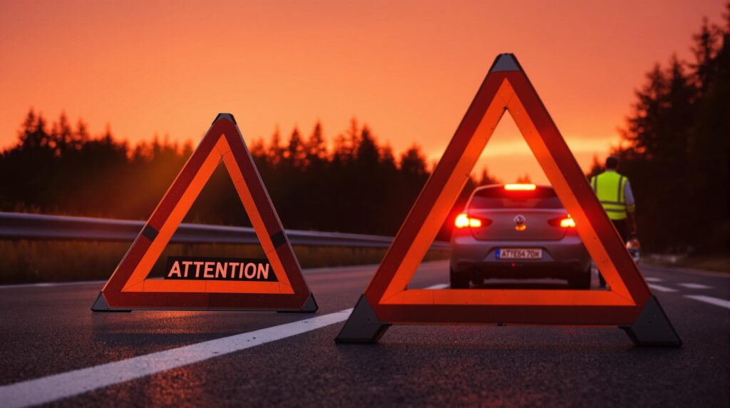 Triangle de Présignalisation - Sécurité et conformité